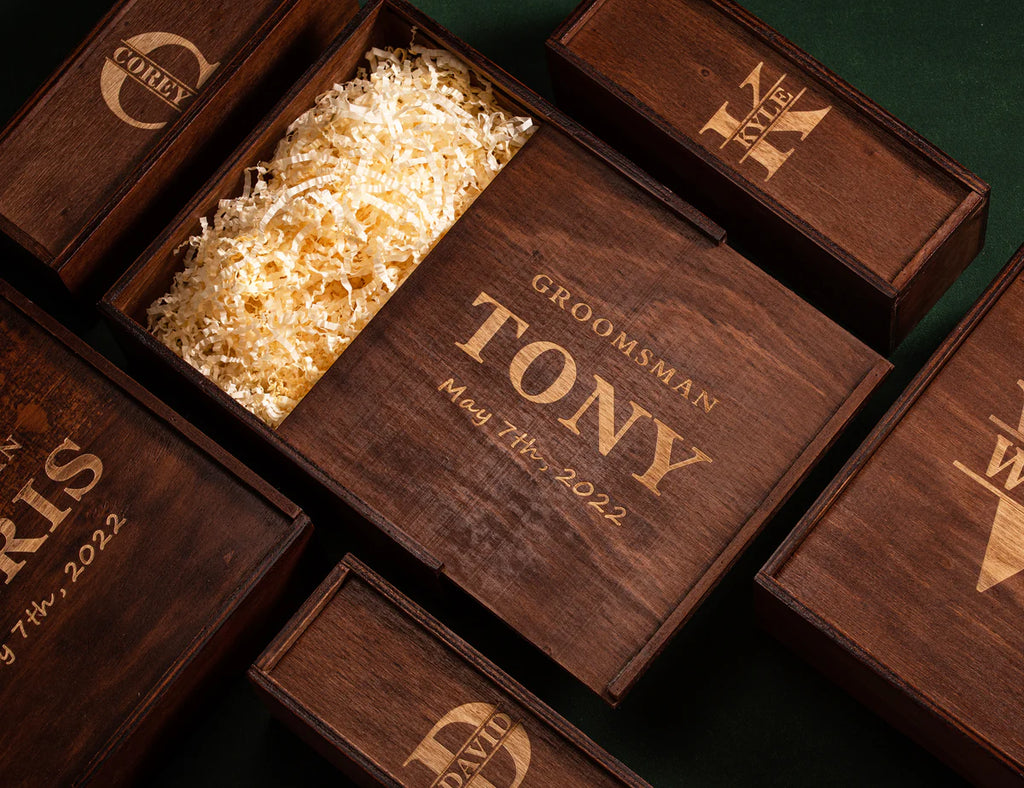 Groomsmen Boxes (with Filling Paper) | Fill them Up Now – GroomsChoice